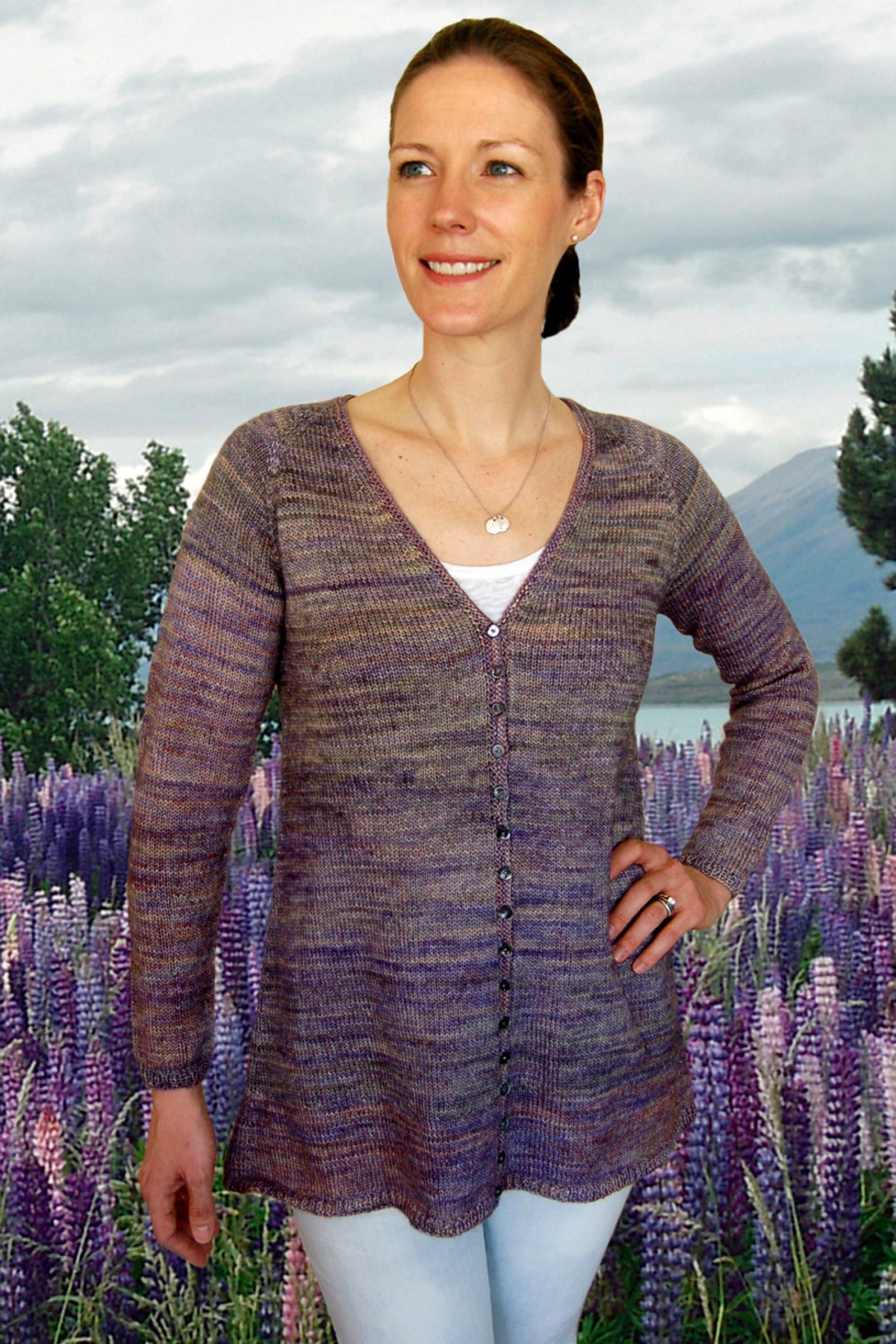 Lupin Cardigan to Knit PDF Pattern Instant Download - Etsy