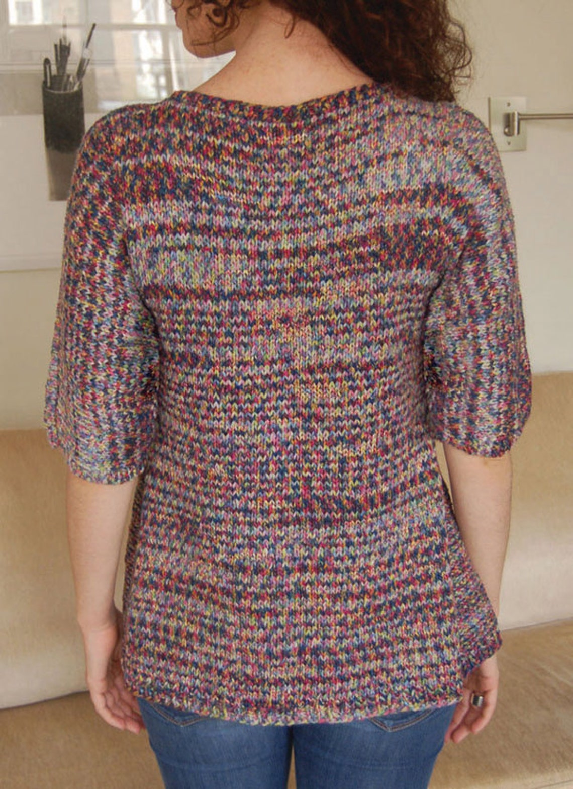 Soho Sweater to Knit PDF Pattern Instant Download - Etsy