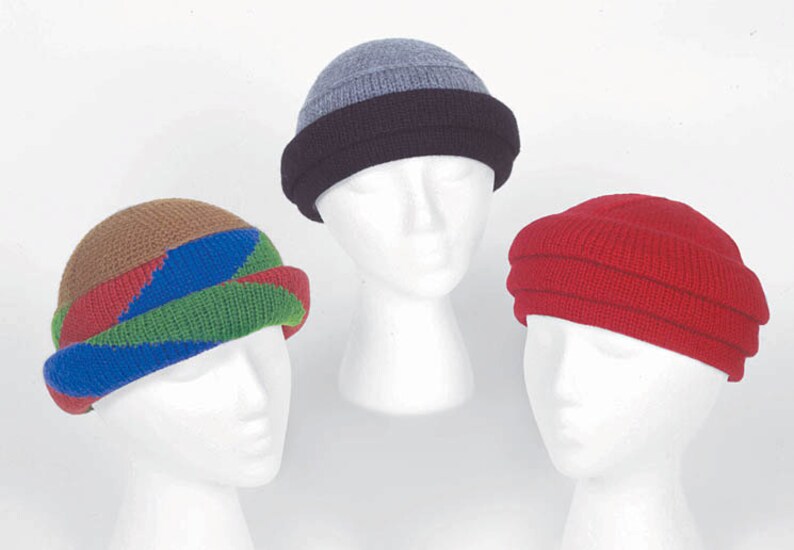 Tube Hats to Knit PDF Pattern Instant Download - Etsy