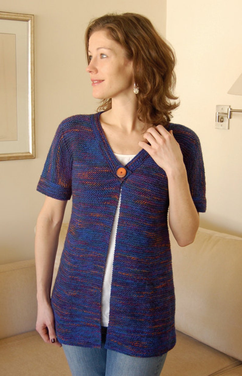 Starry Night Cardigan to Knit PDF Pattern Instant Download - Etsy