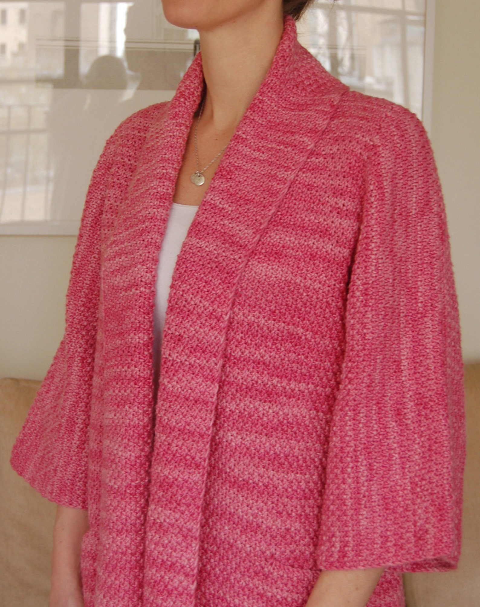 Moss Stitch Jacket to Knit PDF Pattern Instant Download - Etsy