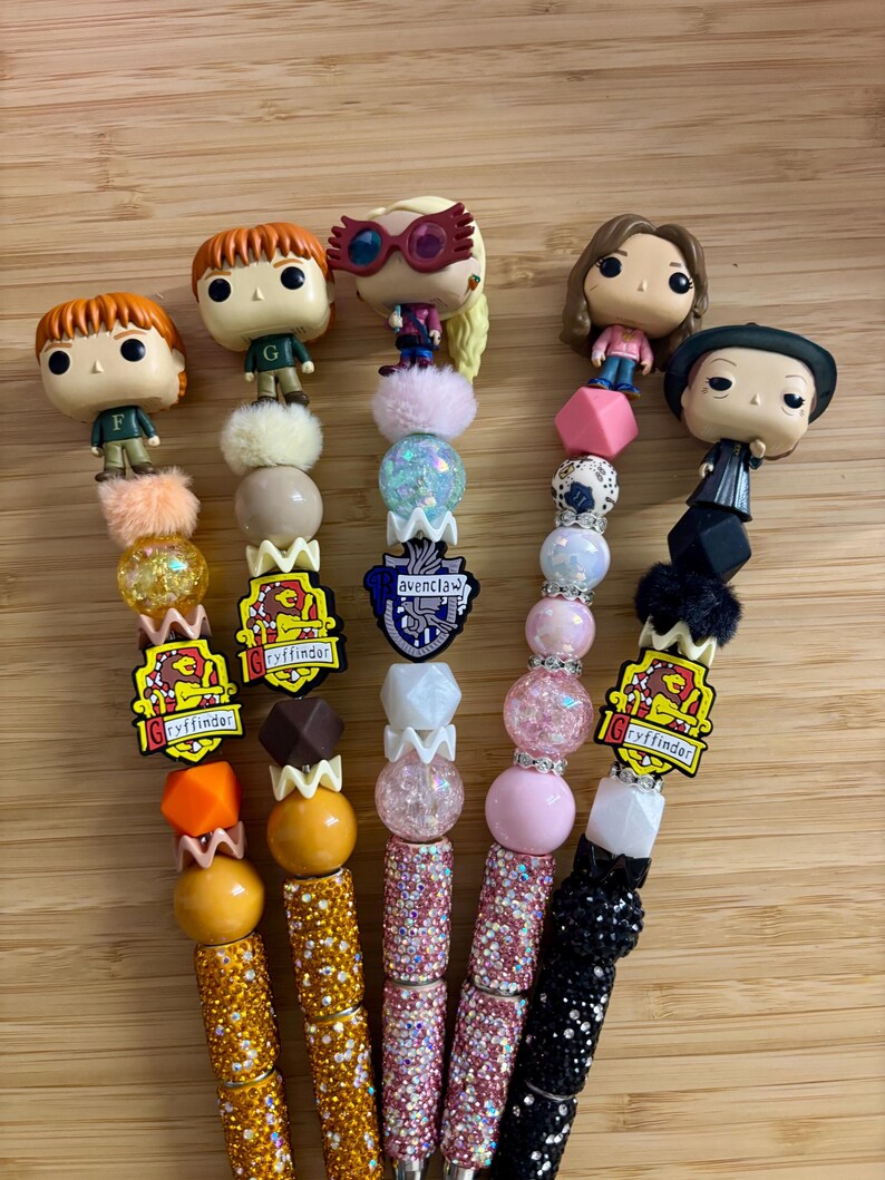 NEW Harry Potter Character Pens (slytherin, Gryffindor, Hufflepuff ...