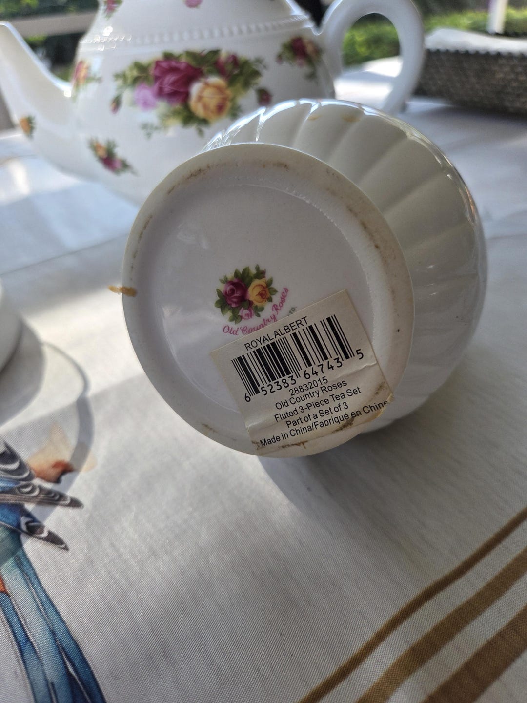 Royal Albert Porcelain Tea Kettle and Sugar Bowl Set - Etsy
