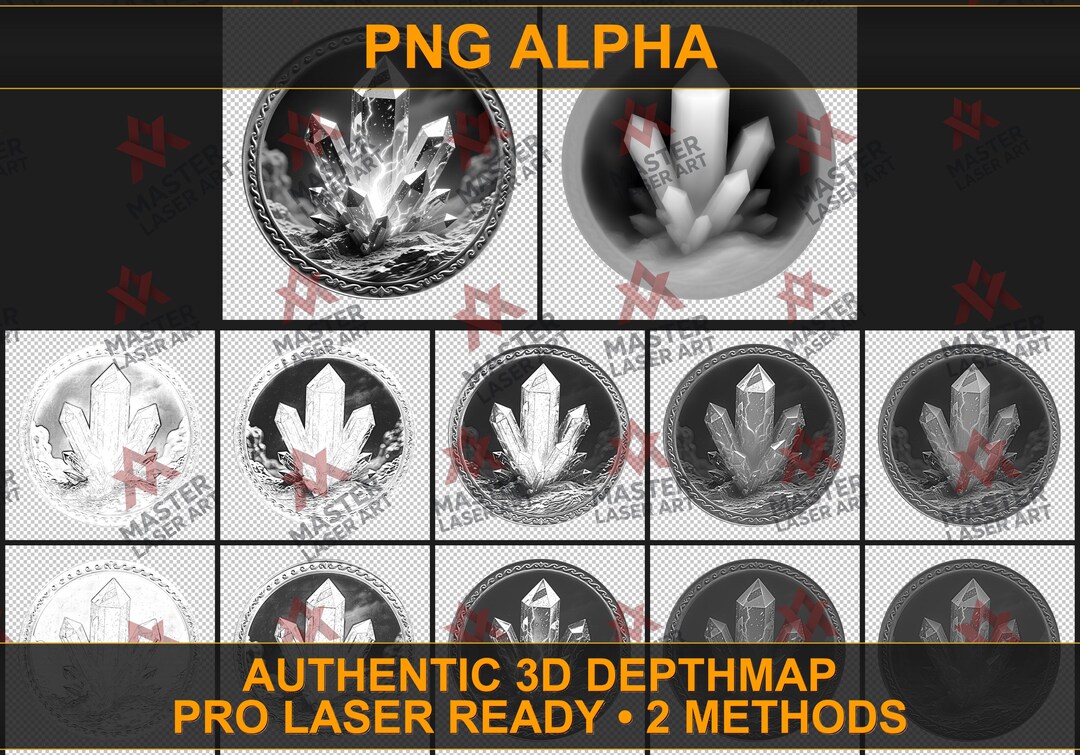 Real Multi-pass 3D Coin With Map and Depthmap - NOT Fake Grayscale ...