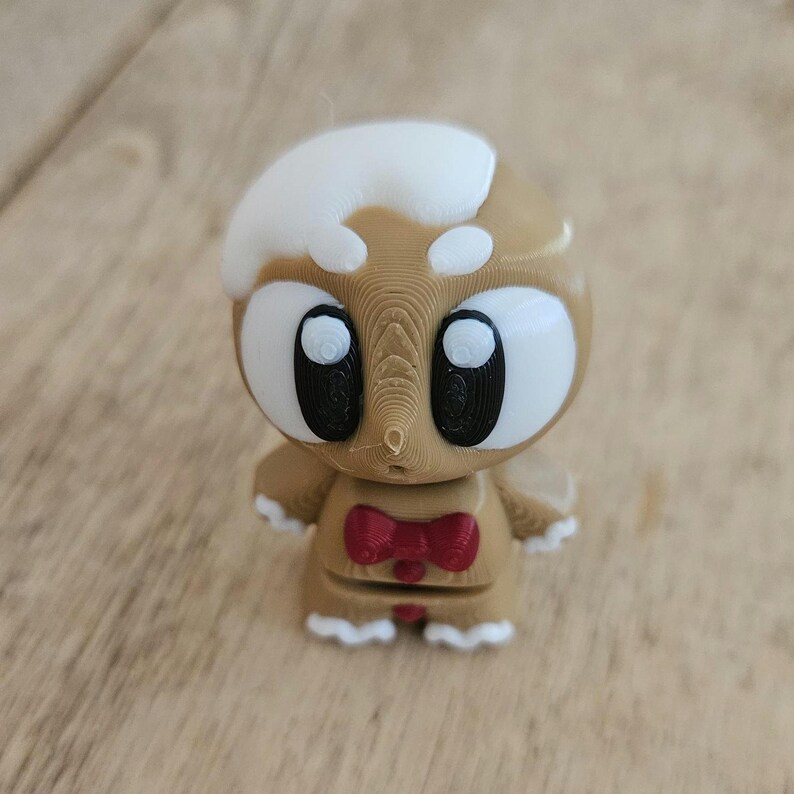 Gingerbread Man – 3D Printed Articulated Holiday Figure | Cute ...