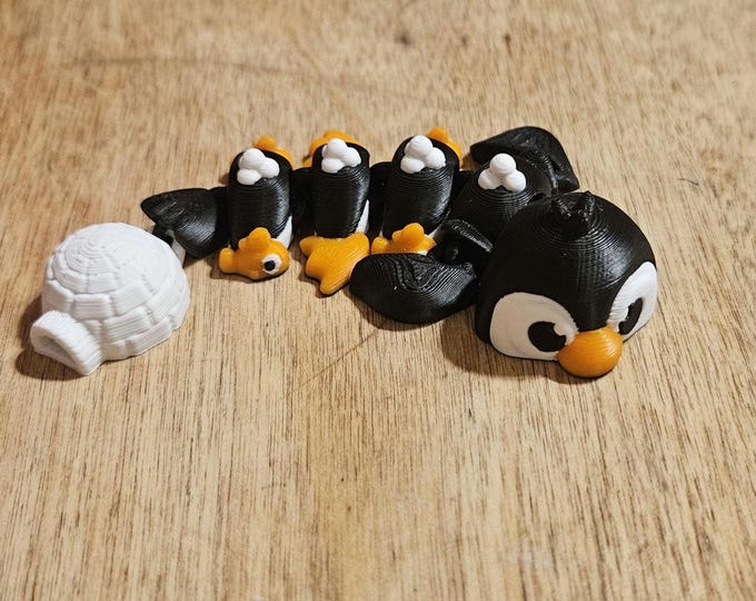 Articulated Penguin - Etsy