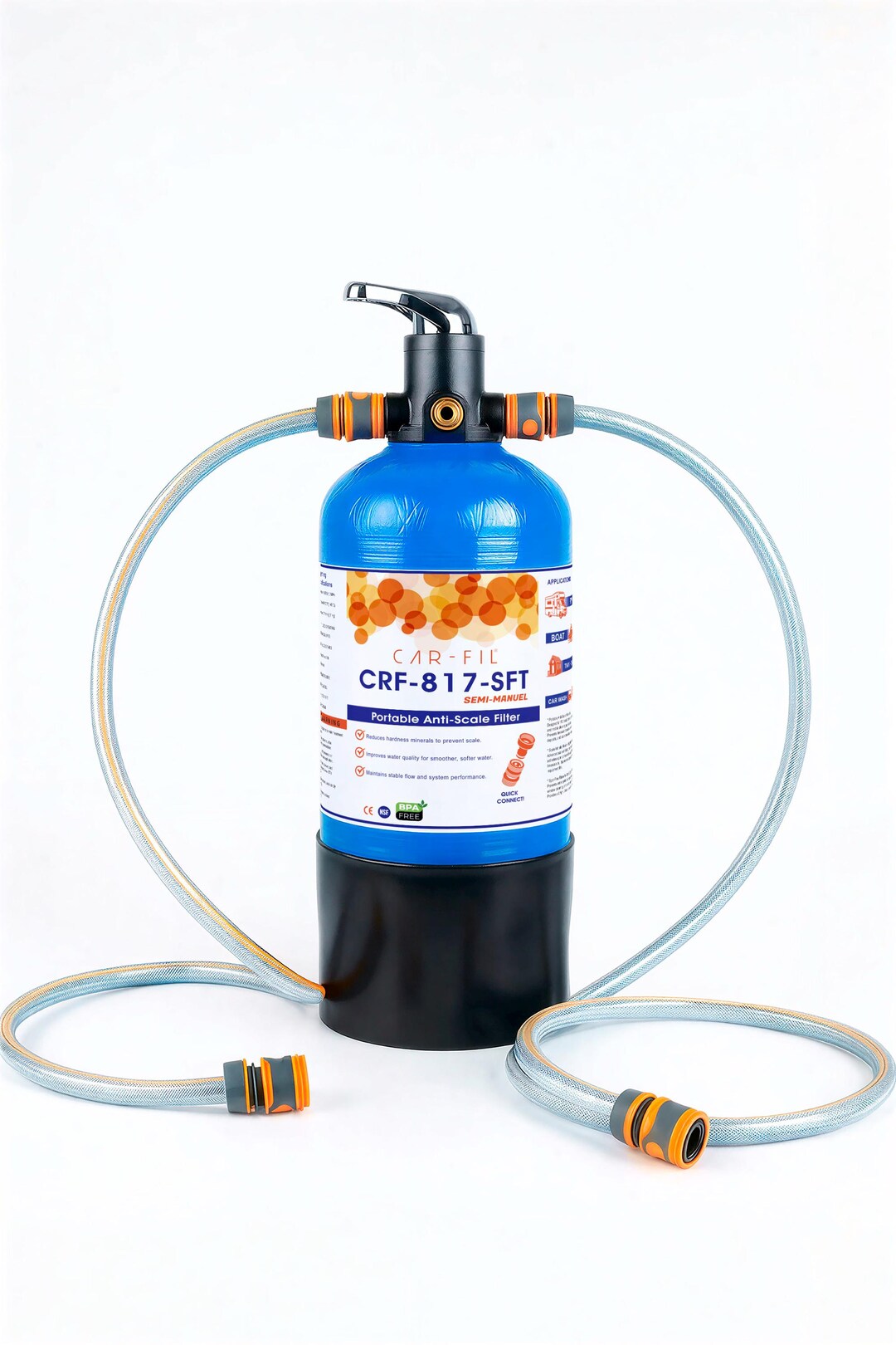 CRF-817-SFT Semi Manual Portable Water Softener Filter – Limescale ...