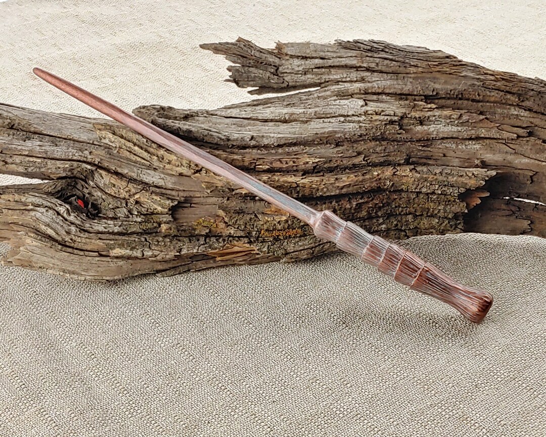 Copper Wizard Wand, Handcrafted Wood, Magic and Fantasy - Etsy
