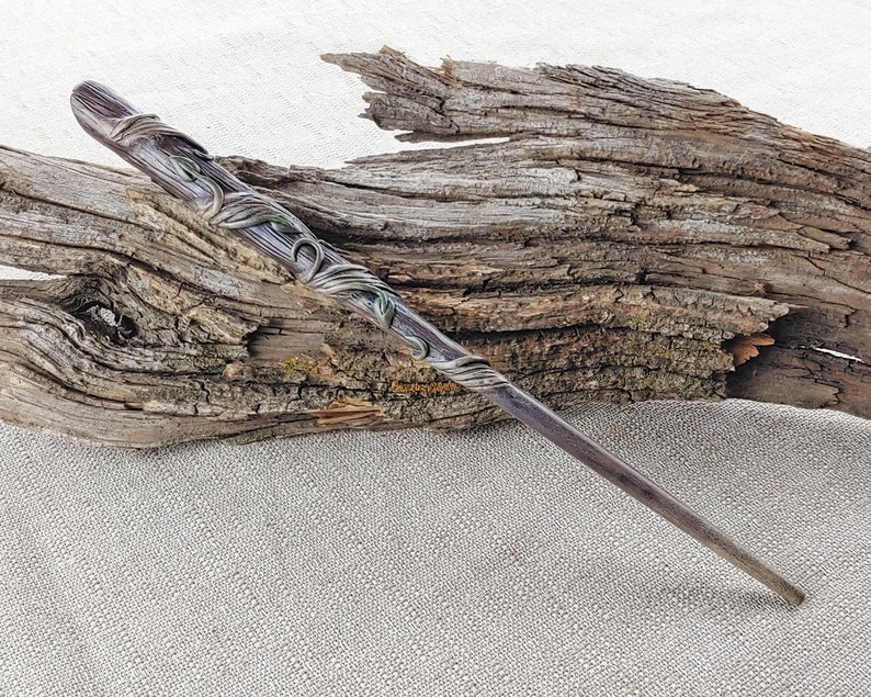 Yggdrasil Tree of Life Wizard Wand, Handcrafted Wood, Magic and Fantasy ...