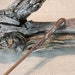 Walnut Brown Wizard Wand / Wood Magic Wand / Fantasy Wand / - Etsy