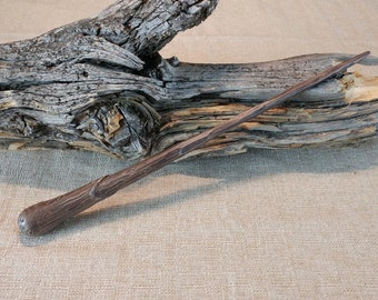 Skeleton Wizard Wand / Wood Magic Wand / Fantasy Wand / Master - Etsy