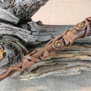 Autumn Jewel Wizard Wand: Handcrafted Polymer Clay Fantasy Wand - Etsy