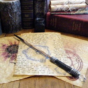 Lightning Wizard Wand, Handcrafted Wood, Magic and Fantasy - Etsy