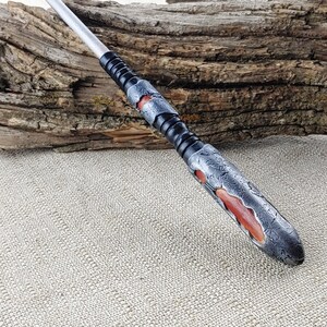 Fire Elemental Wizard Wand / Wood Magic Wand / Fantasy Wand / Master ...