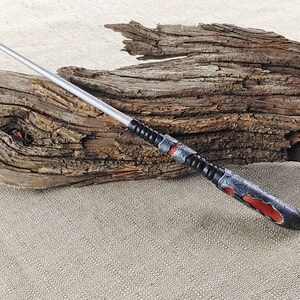 Fire Elemental Wizard Wand / Wood Magic Wand / Fantasy Wand / Master ...