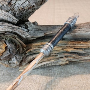 Lightning Wizard Wand, Handcrafted Wood, Magic and Fantasy - Etsy