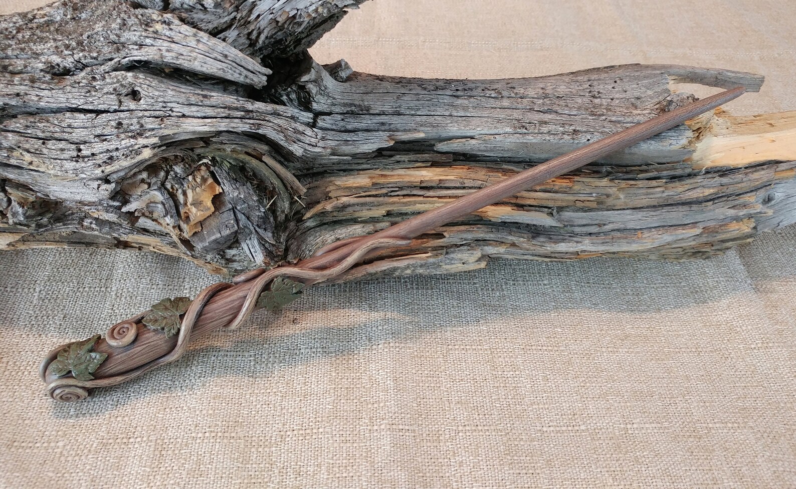 Ivy Vine Wizard Wand Handcrafted Wood Magic and Fantasy | Etsy