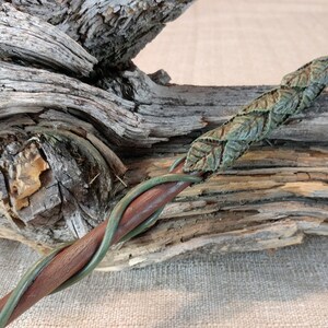 Green Vine Leaf Wizard Wand / Wood Magic Wand / Fantasy Wand / Master ...