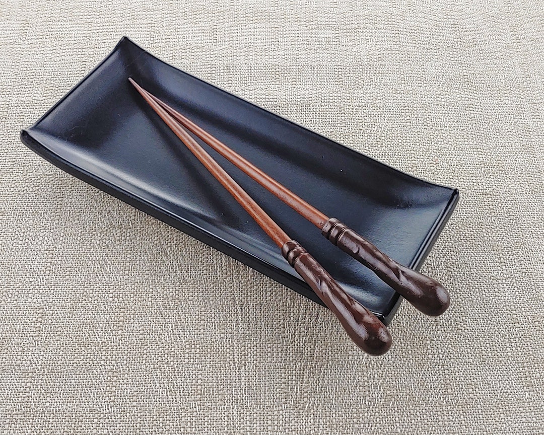 Walnut Handle Wizard Wand Bamboo Chopsticks - Etsy