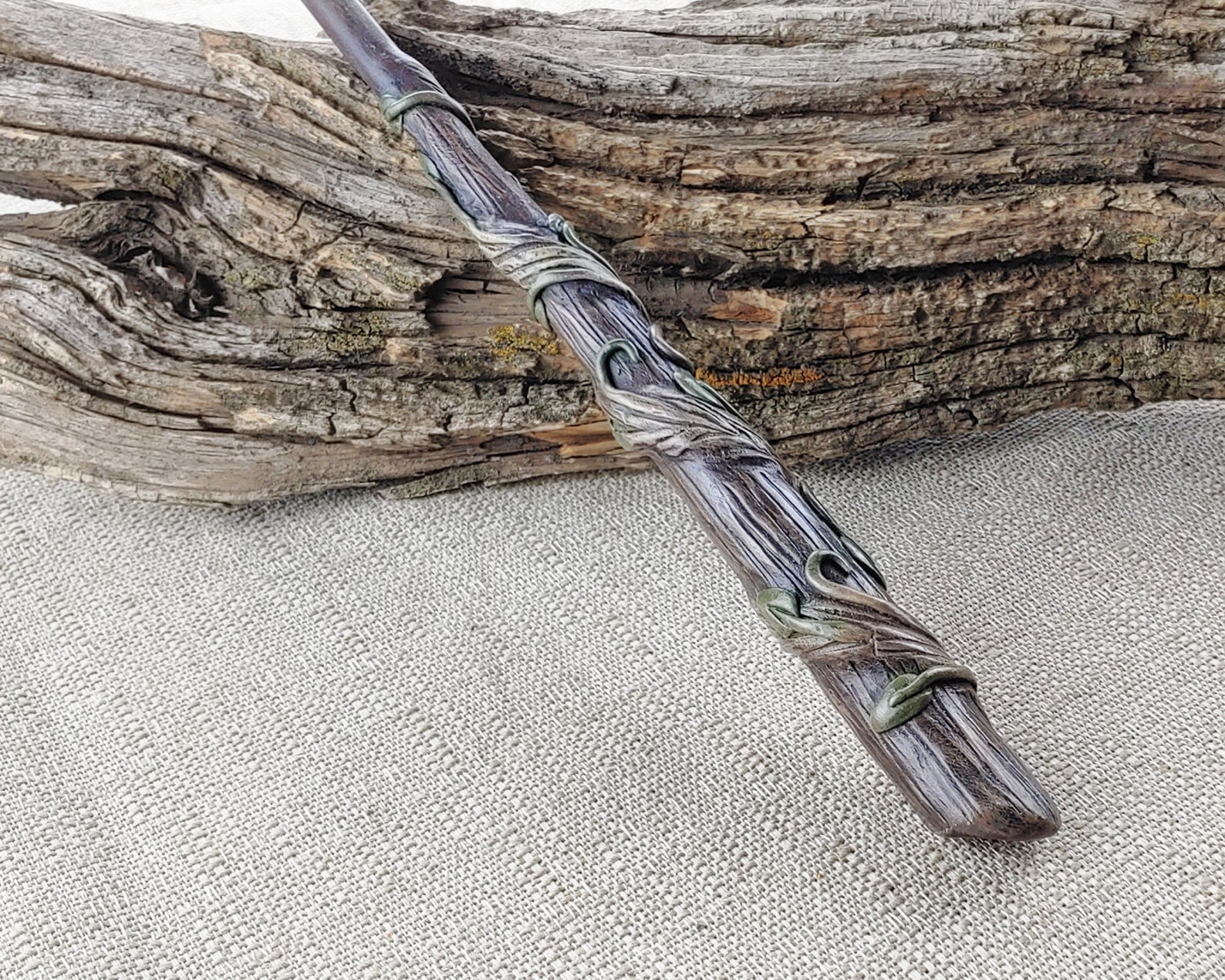 Yggdrasil Tree of Life Wizard Wand, Handcrafted Wood, Magic and Fantasy ...