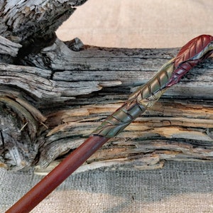 Autumn Leaf Wizard Wand / Magic Wand / Fantasy Wand / Handcrafted Wand ...