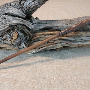 Walnut Brown Wizard Wand / Wood Magic Wand / Fantasy Wand / Master ...