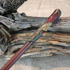 Autumn Leaf Wizard Wand / Magic Wand / Fantasy Wand / Handcrafted Wand ...