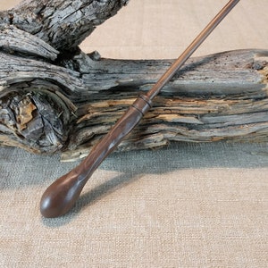 Walnut Brown Wizard Wand / Wood Magic Wand / Fantasy Wand / Master ...