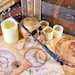 Black Crystal Wizard Wand: Handcrafted Polymer Clay & Wood Magic Wand ...