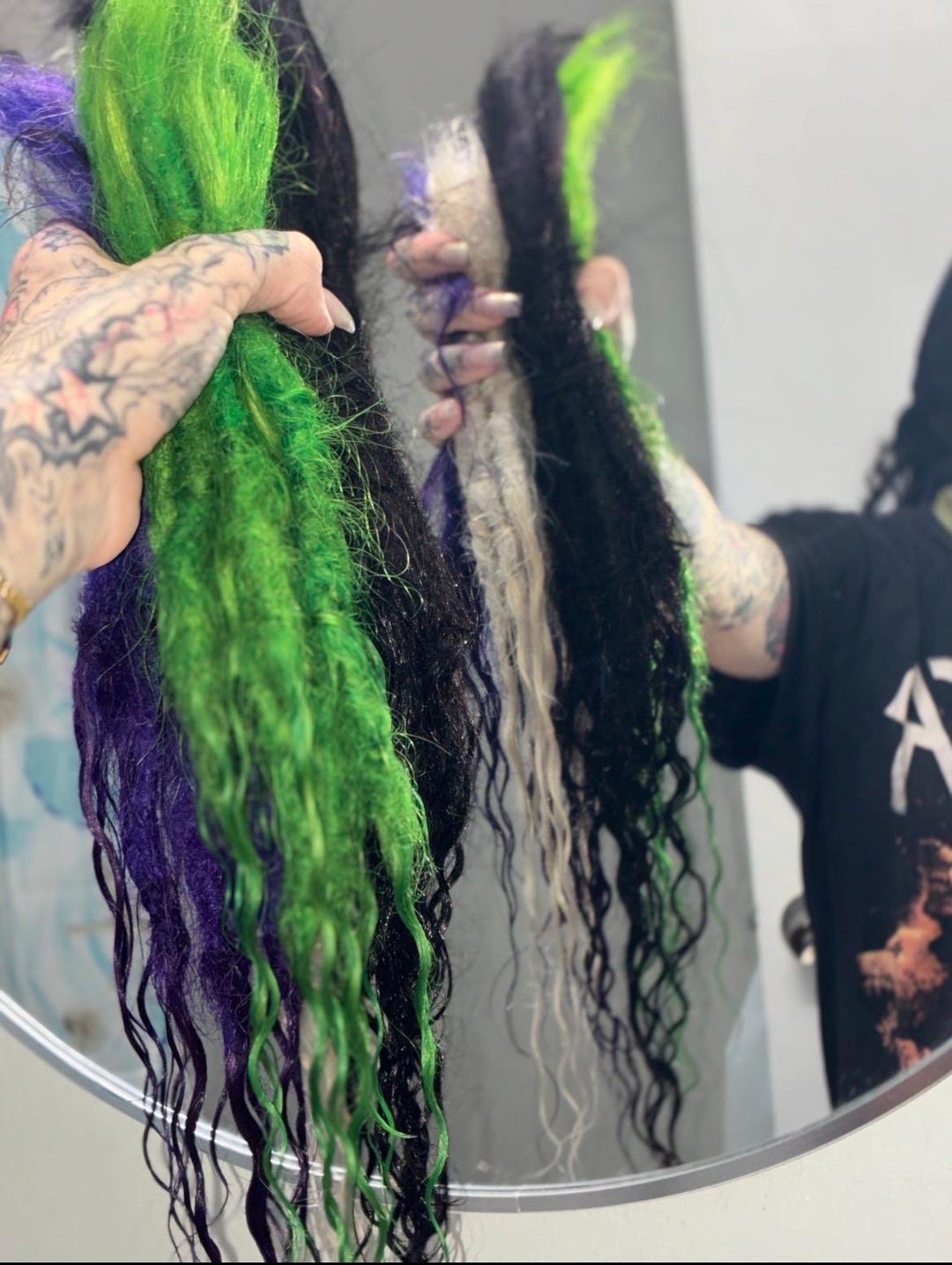 CUSTOM 100% Human Hair Distressed Fairy Boho Goddess Permanent ...