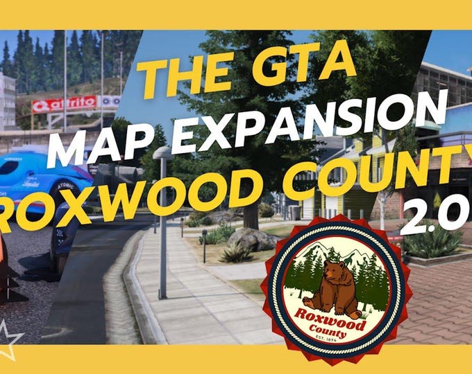 Roxwood County Map - Fivem Roleplay Expansion (MLO), Fully Optimised ...