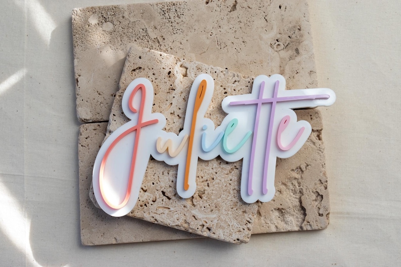 Personalized Name Magnet Display Kids Name Magnet Refrigerator Custom ...