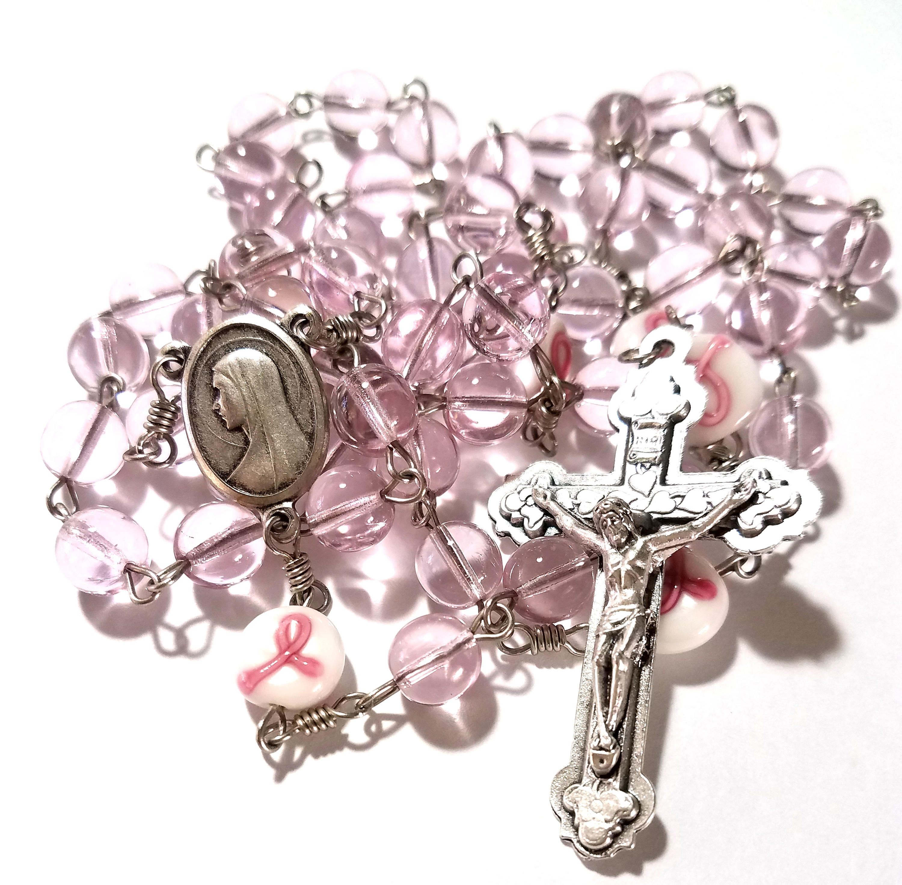 Pink Ribbon Rosary