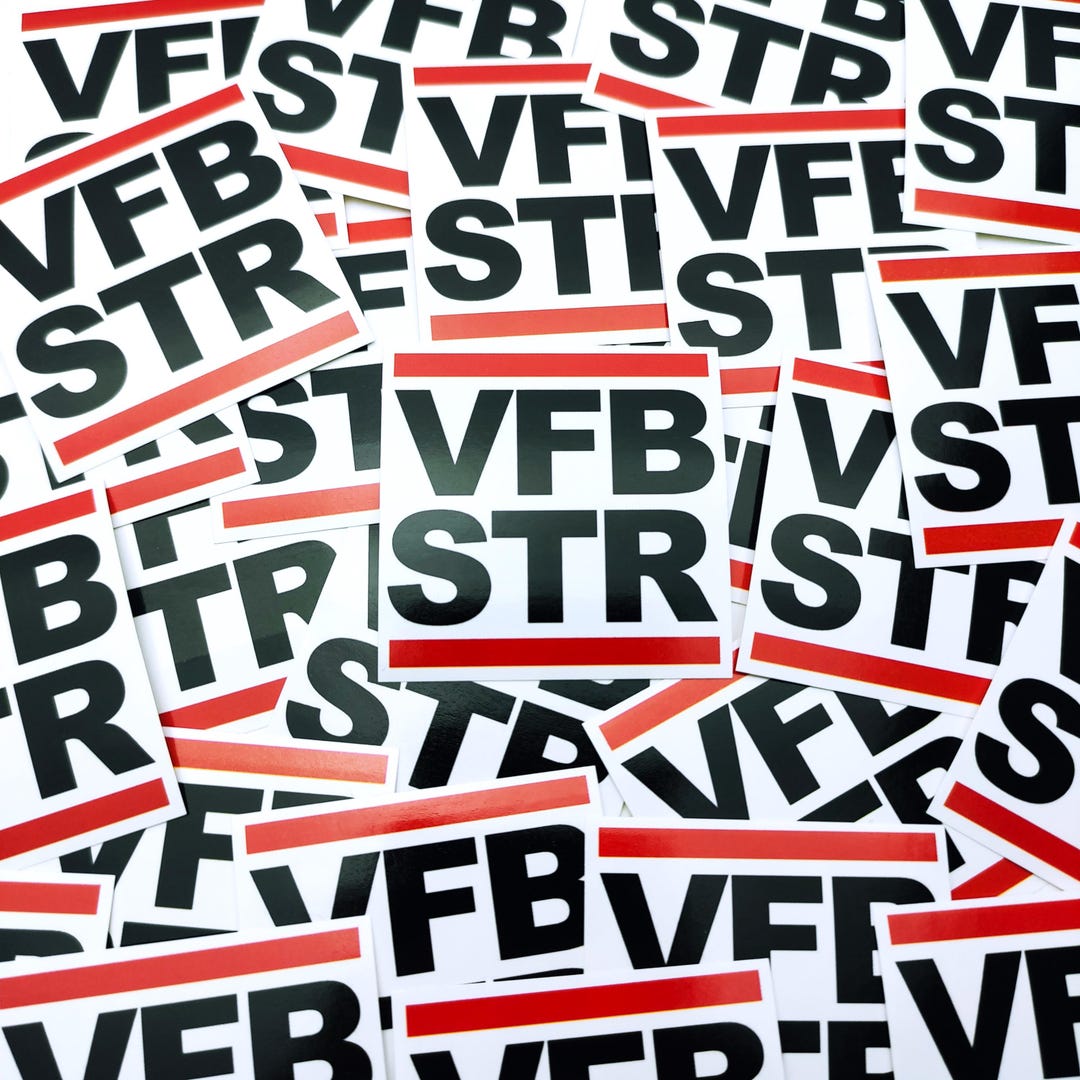 Stuttgart VFB STR Sticker - Football Fan Articles for Fans - Etsy