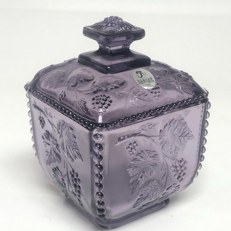 Vintage Candy Dish Fenton - Etsy