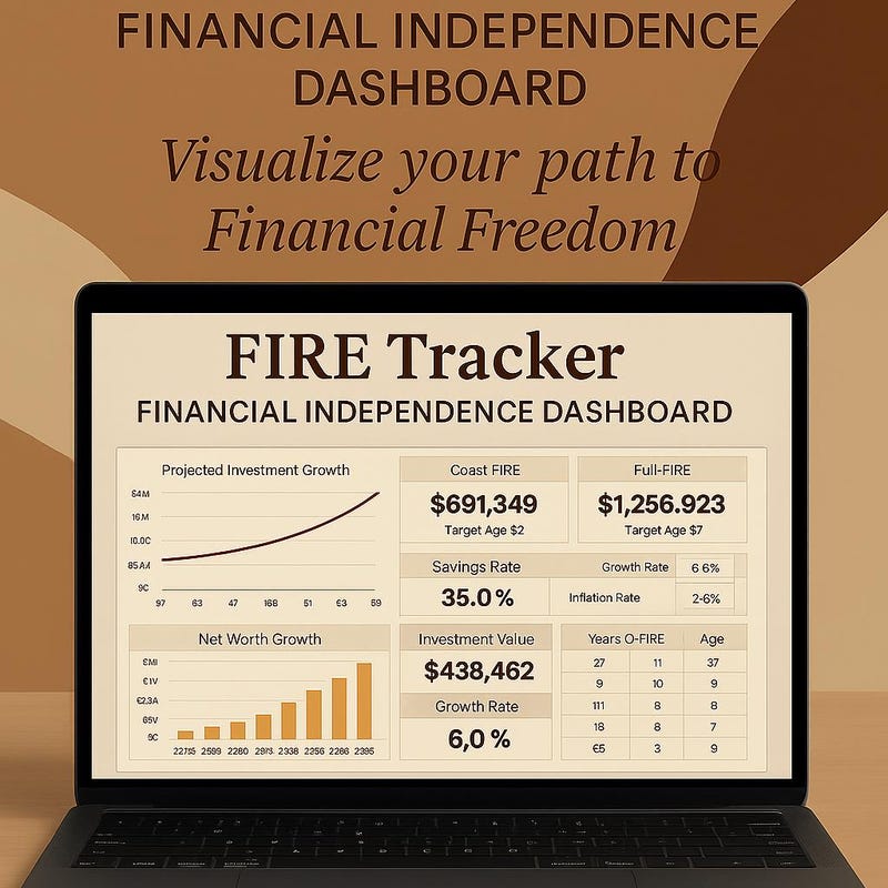 Fire Spreadsheet Retirement - Etsy