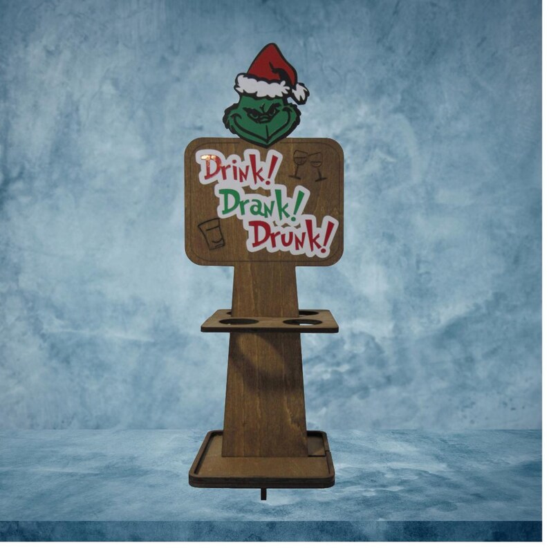 Grinch Shot Caddy Laser Cut File (download) - Etsy