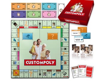 Custompoly Board Game, Custom Board Game, Board Game, Personalized ...