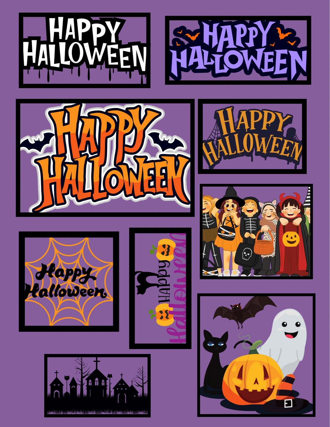 Halloween Fun Pack: 10 Printable A4 Sheets for Kids and Families ...