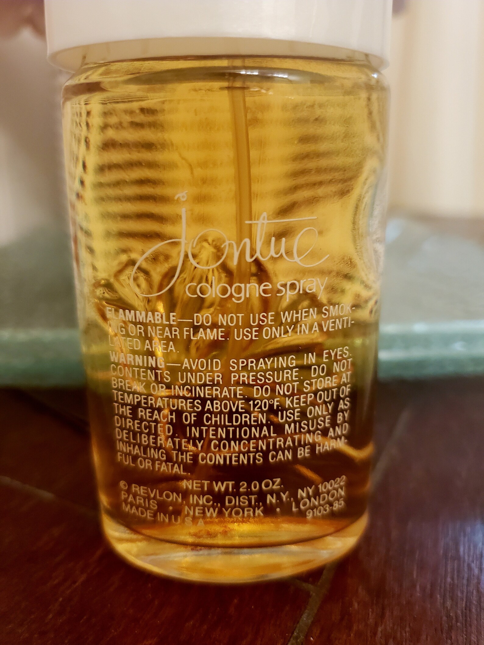 Vintage Jontue Cologne Spray 2 Oz by Revlon - Etsy