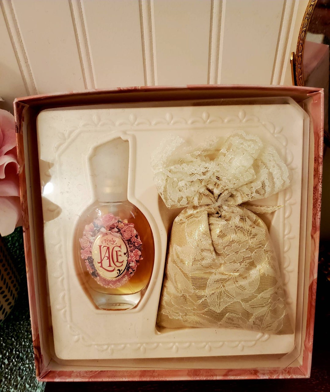1990s Truly Lace Box Set by COTY Cologne Set NIB - Etsy