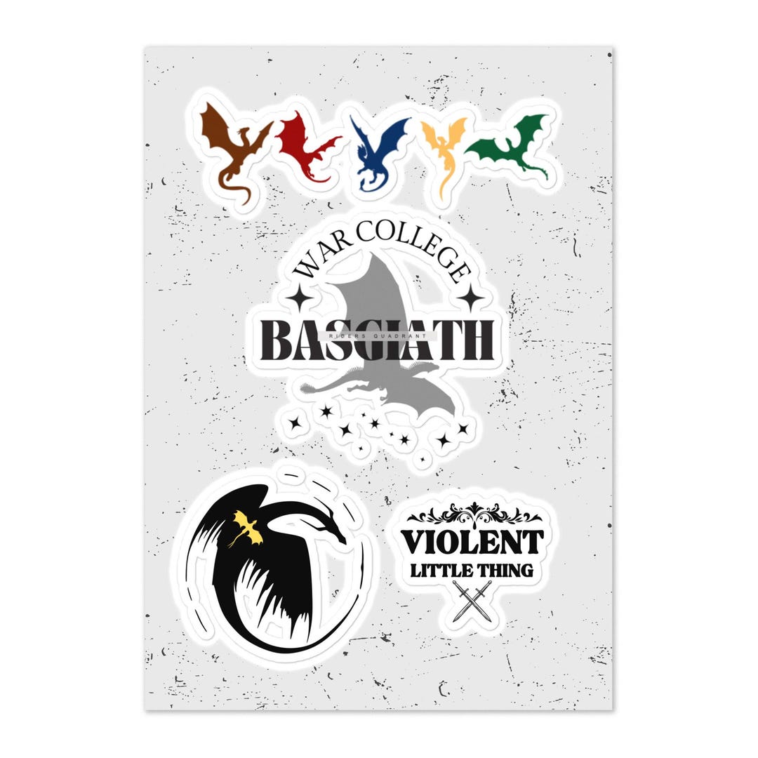 Fourth Wing- Sticker Sheet - Etsy