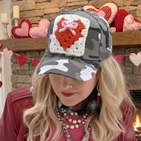 Valentine Trucker Hat, Funny Valentine's Day Galentine Party Gift, XOXO ...