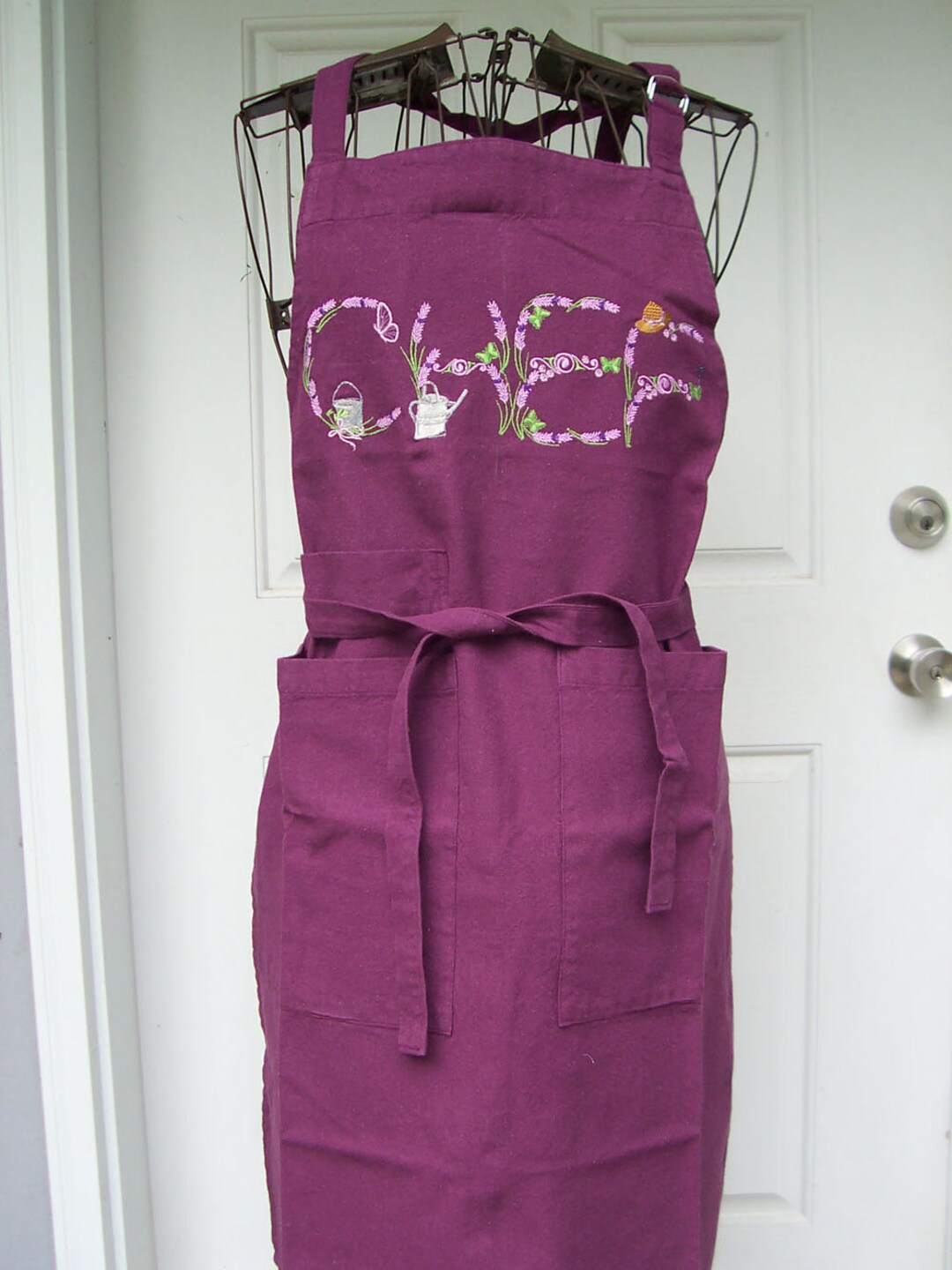 Chef's Apron Embroidered With the Word CHEF - Bridal Shower - Wedding ...