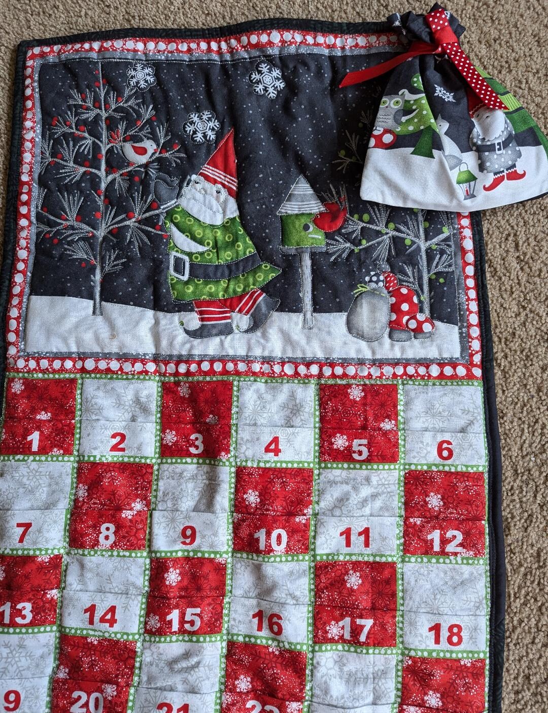 Christmas Gnomes Adent Calendar 18.5" X 26" - Etsy