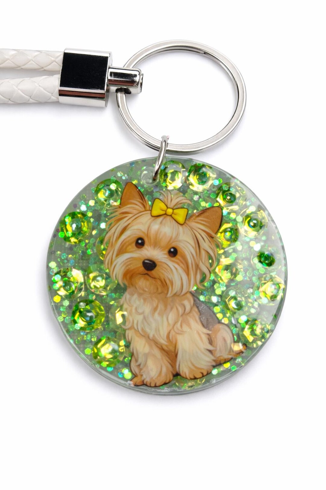 Yorkie Dog Keychain – Yorkshire Terrier Resin Keychain - Etsy