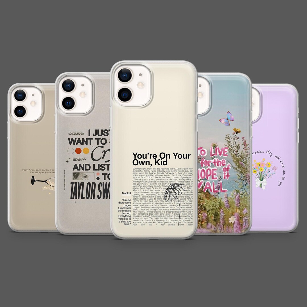 Taylor Phone Case Quote Music Cover for iPhone 17pro, 16, 15, 14, 13 ...