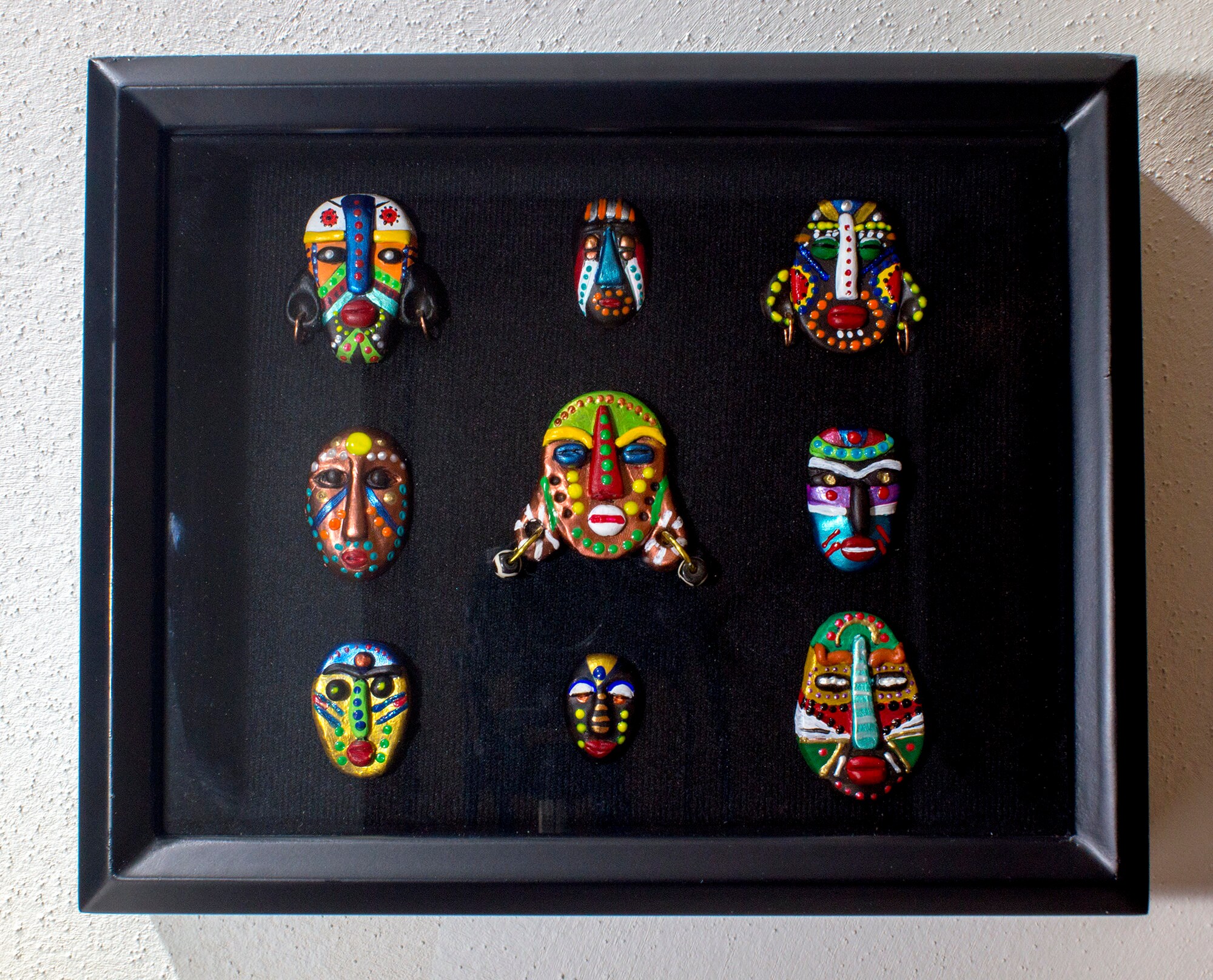 African Style Masks Display Box - Etsy