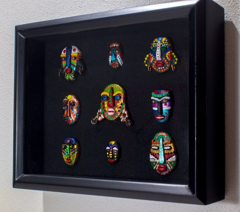 African Style Masks Display Box - Etsy