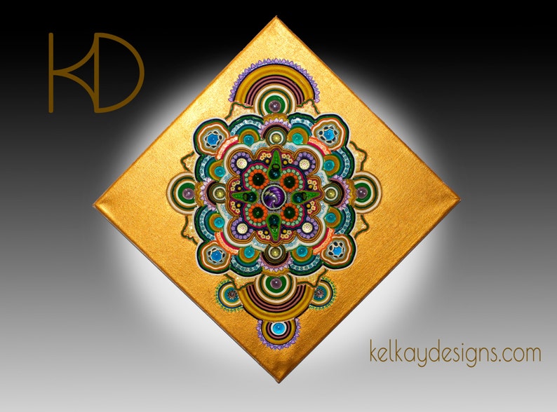 Golden Mandala - Etsy
